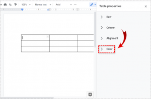 How to Remove Table Lines from Google Docs