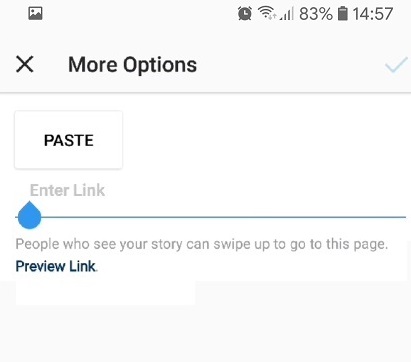 How To Add Swipe Up to your Instagram Story