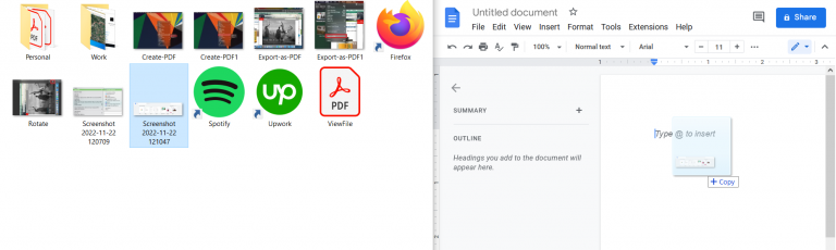 How To Combine Screenshots into One PDF