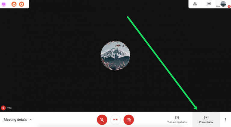 How to Share Screen in Google Meet