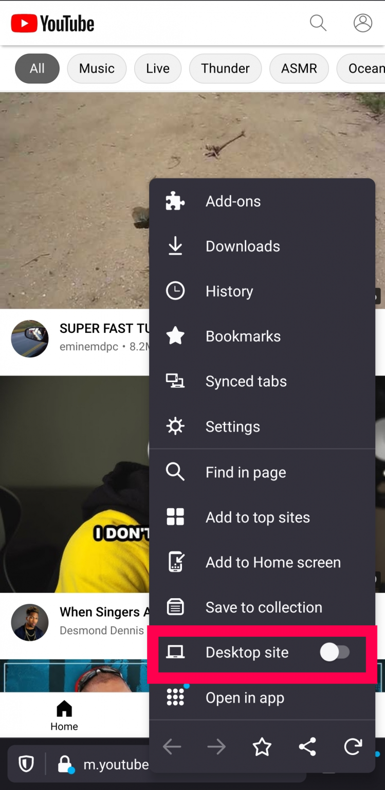 How to View the YouTube Desktop Site from Your Phone
