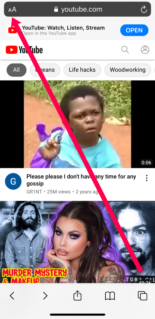 How to View the YouTube Desktop Site from Your Phone