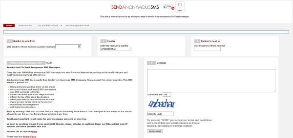 How to Send an Anonymous Text