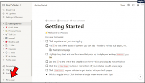 How to Add a Page to Notion