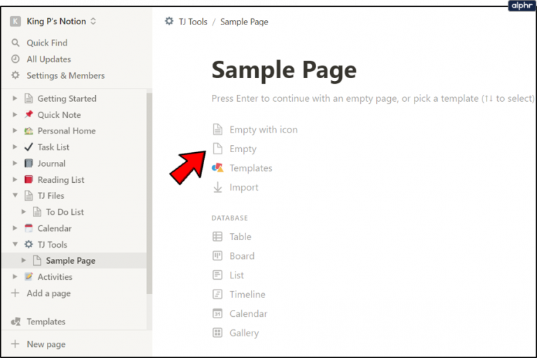 How to Add a Page to Notion
