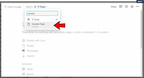 How to Add a Page to Notion