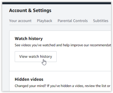 How to Remove Your History and Watchlist from Amazon Prime Video