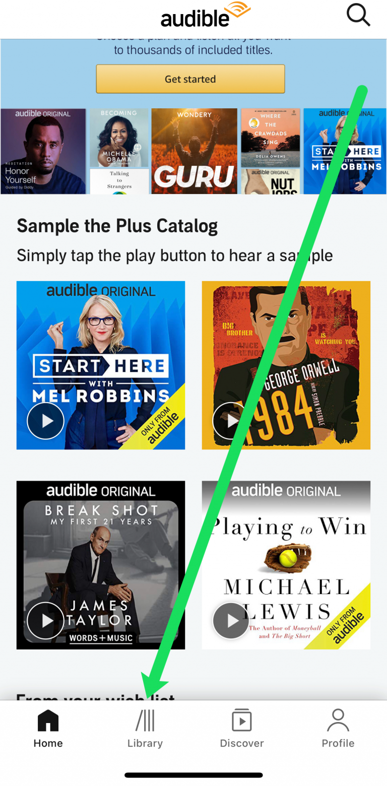How to See Your Wish List on the Audible App