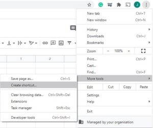 How to Add Google Sheets to Desktop