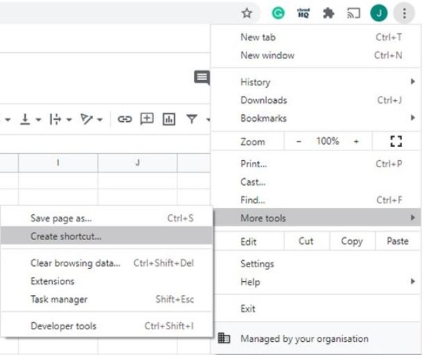 How to Add Google Sheets to Desktop
