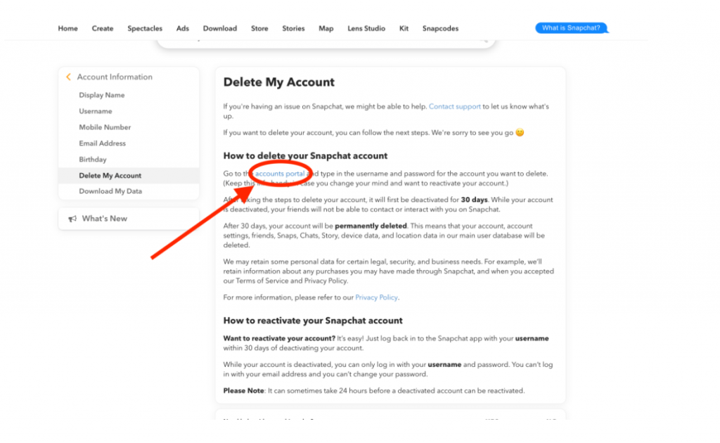 How to Delete a Snapchat Account Permanently