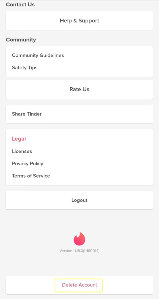 How to Delete Your Tinder Account in Three Simple Steps