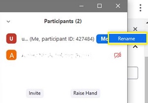 How to Change Your User Name in Zoom