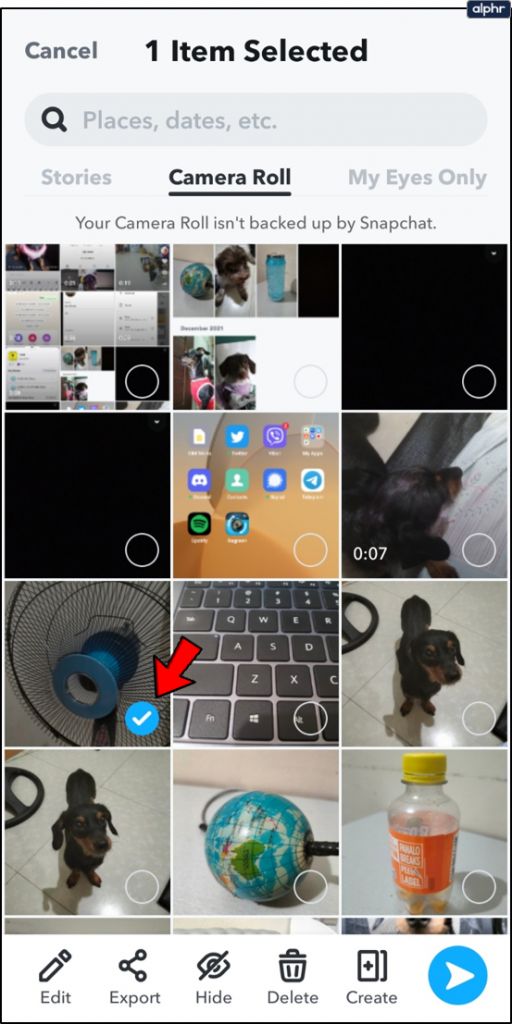 Snapchat: How To Edit Photos & Videos from Your Camera Roll