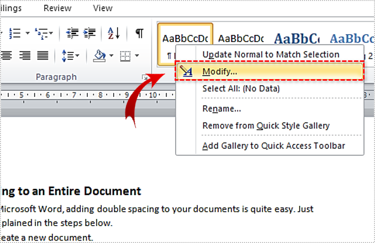 How to Quickly Add Double Spaces in Word