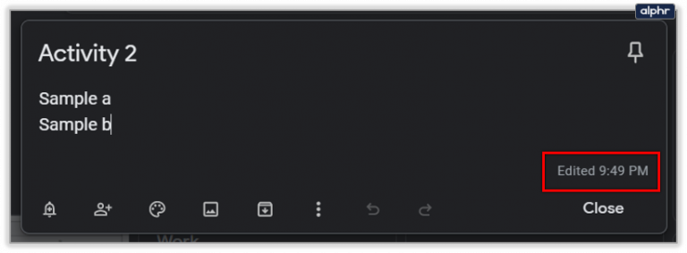 How to View Edit History on Google Keep