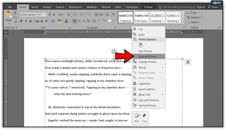 How to Convert a Word Document into a JPG or GIF Image