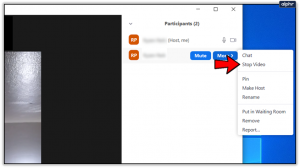How to Turn Off Your Video Camera During a Zoom Call