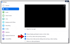 How to Turn Off Your Video Camera During a Zoom Call