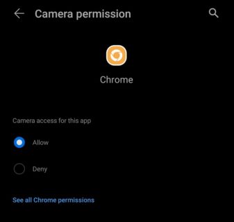 How to Allow Chrome Access to Your Camera