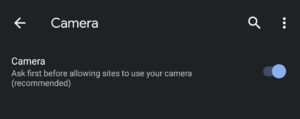 How to Allow Chrome Access to Your Camera
