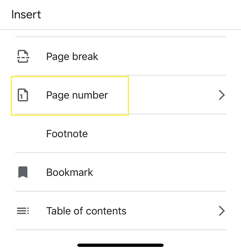 How to Add Page Numbers to Google Docs