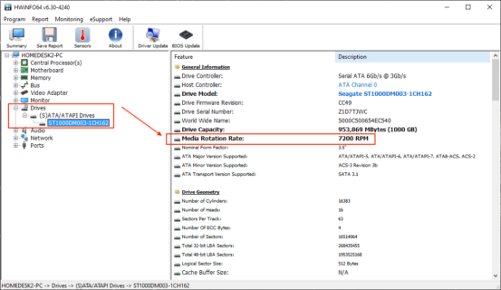 How to Check Hard Drive RPM Rates