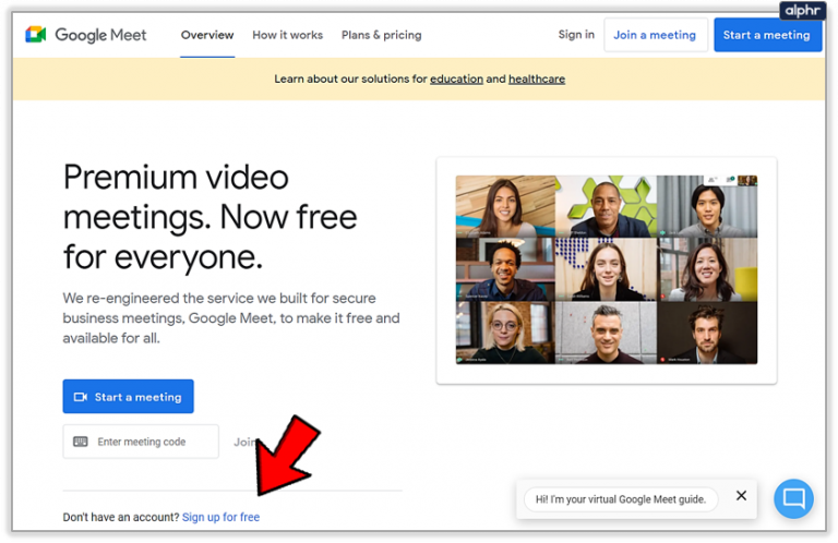 How to Create a Google Meet Account