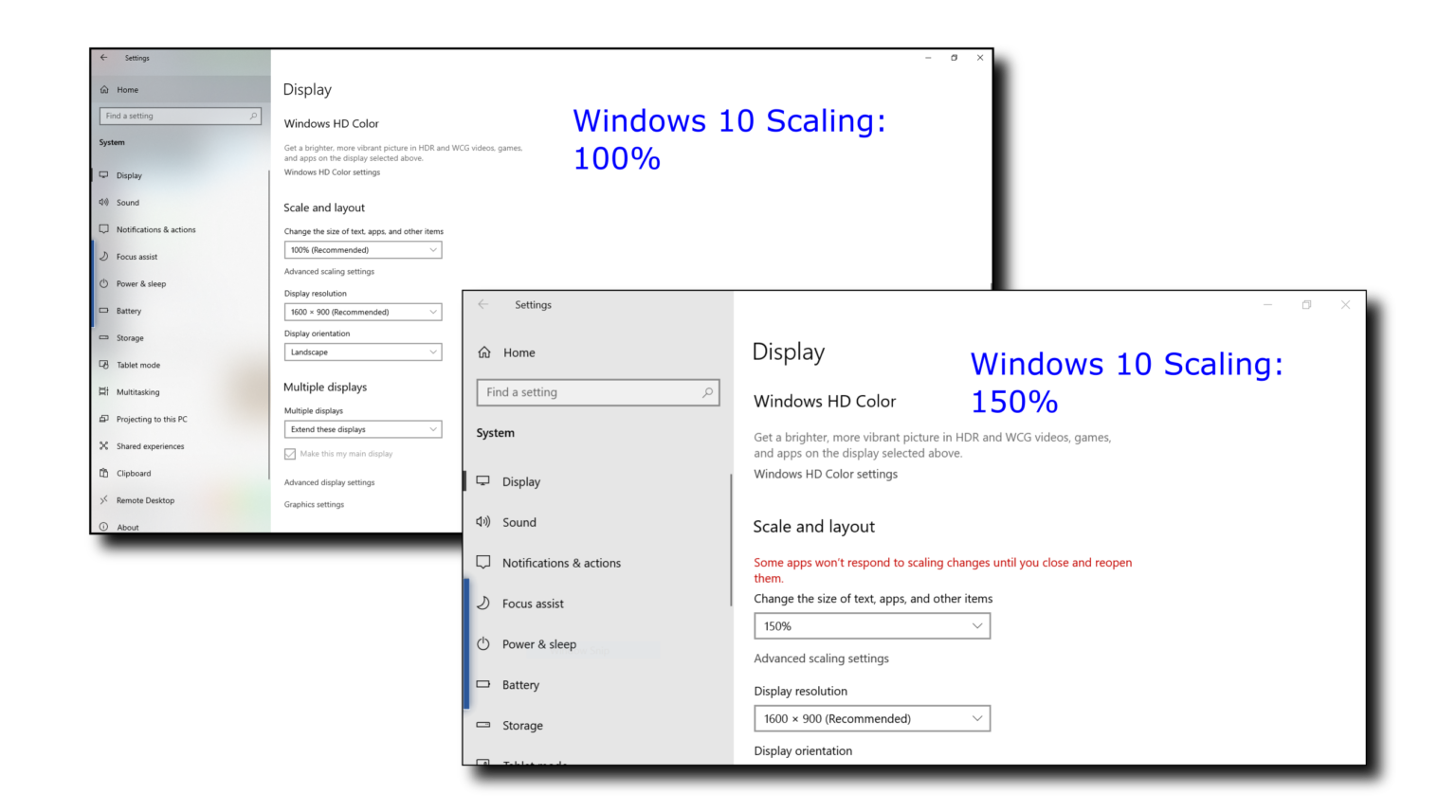 How to Configure Display Scaling in Windows 10