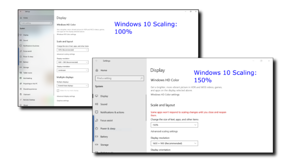 How to Configure Display Scaling in Windows 10