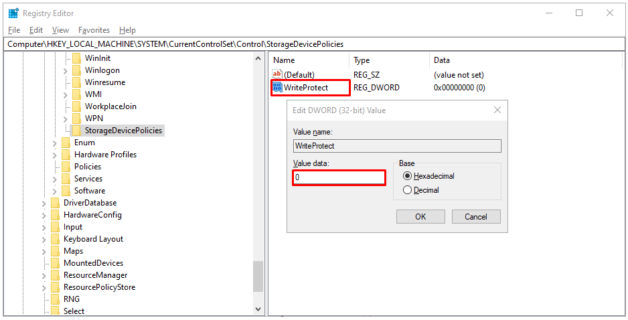 How to Remove Write Protection from a USB