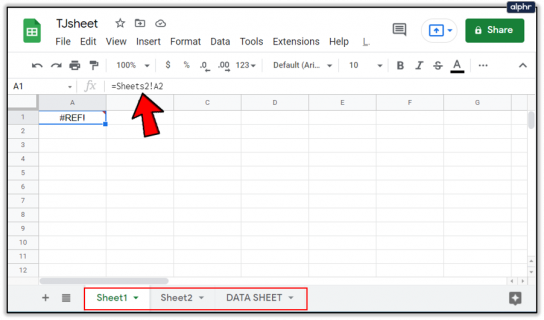 How to Link Data from a Different Tab in Google Sheets