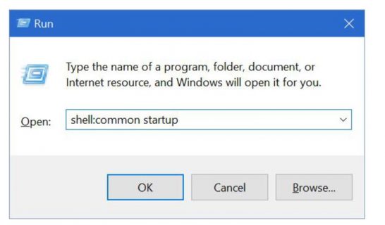 How to Access the Windows 10 Startup Folder