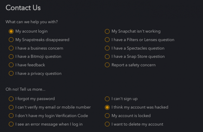 How To Get a Hacked Account Back in Snapchat