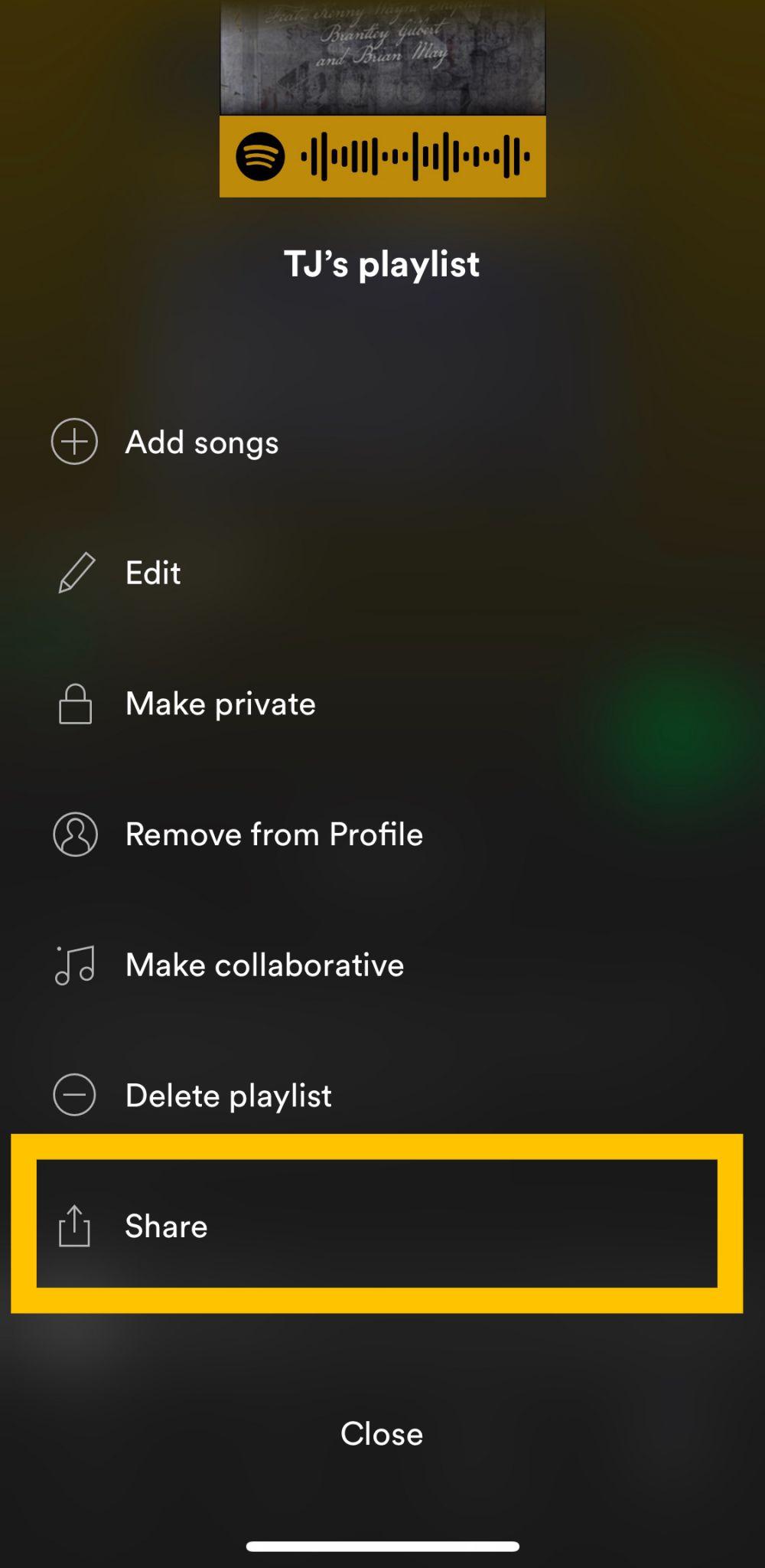 How to Share Your Spotify Playlist