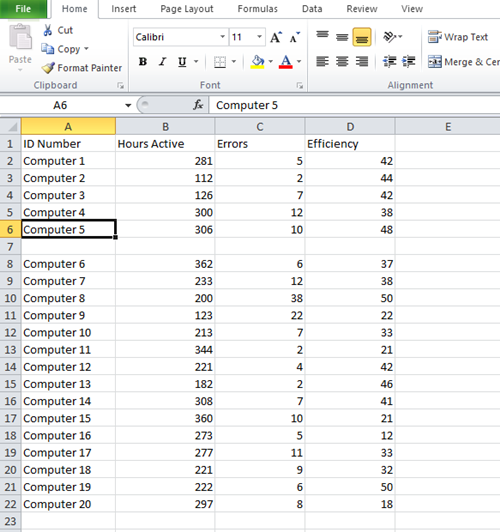 How To Swap Two Rows in Excel