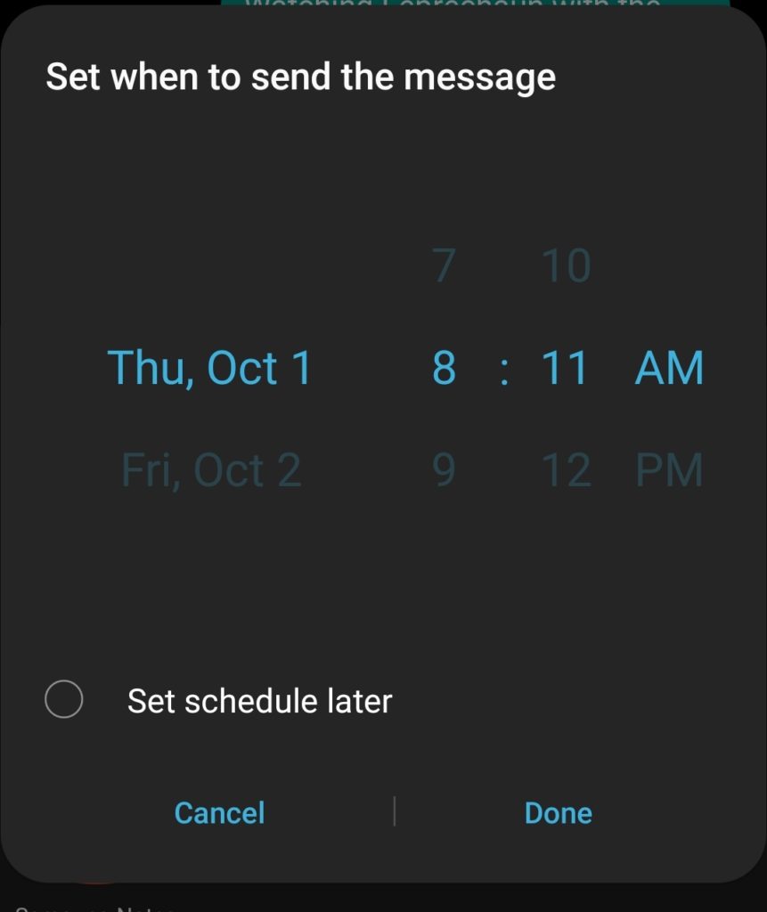 How To Schedule a Text Message to Send Later