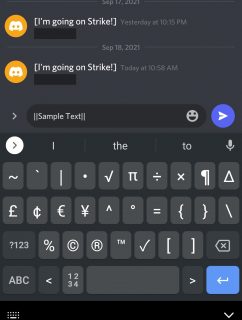 How To Make a Spoiler Text or Image in Discord