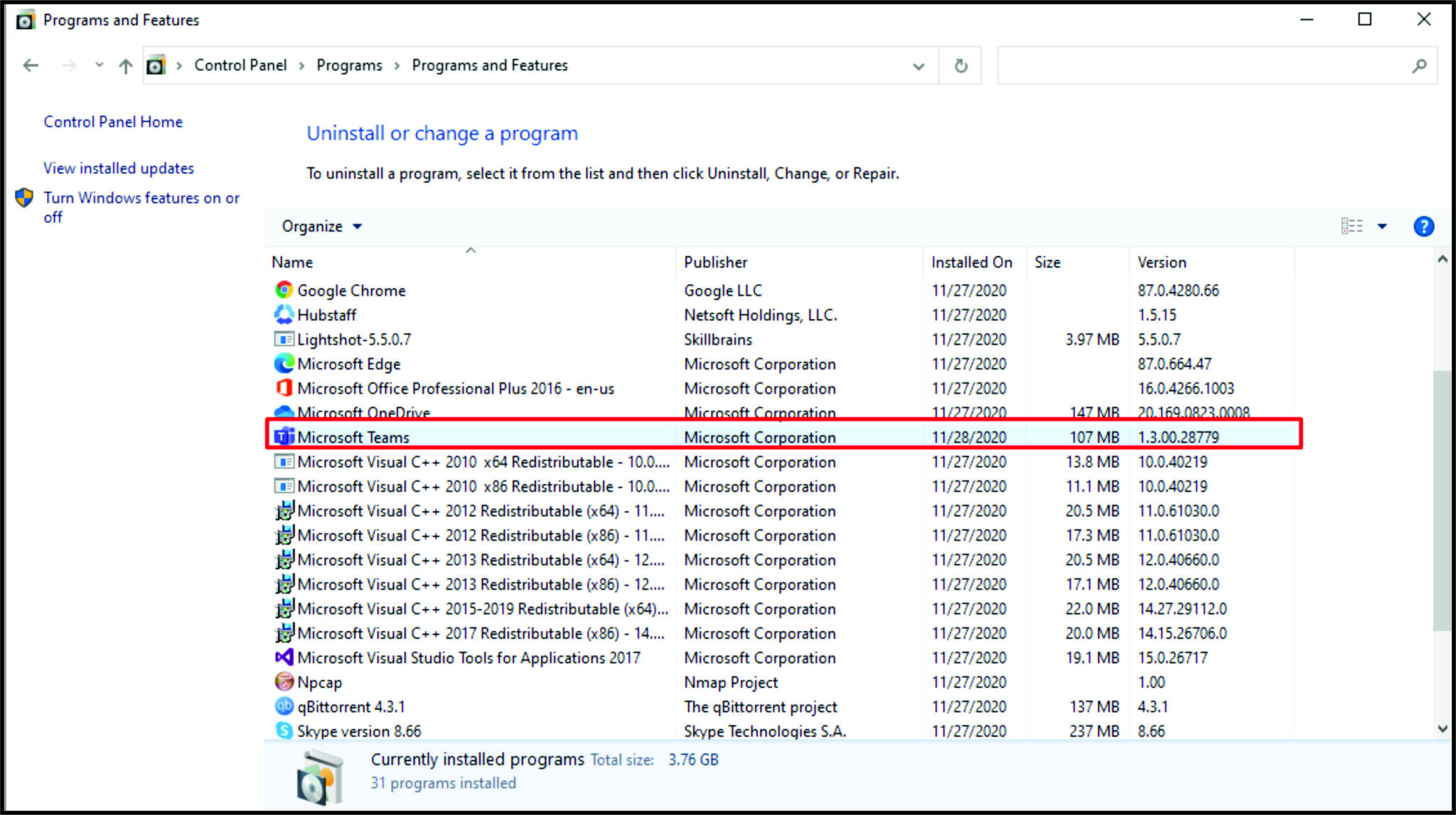 How to Uninstall Microsoft Teams