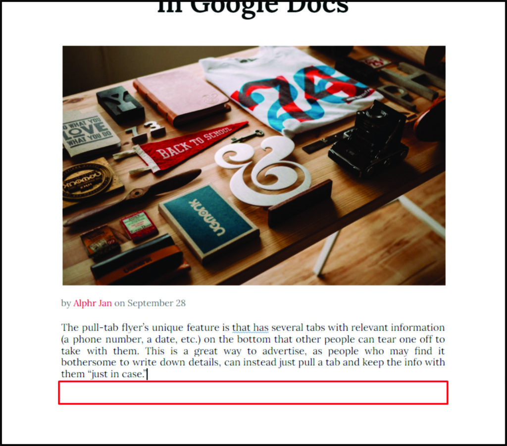 How to Make a Flyer in Google Docs