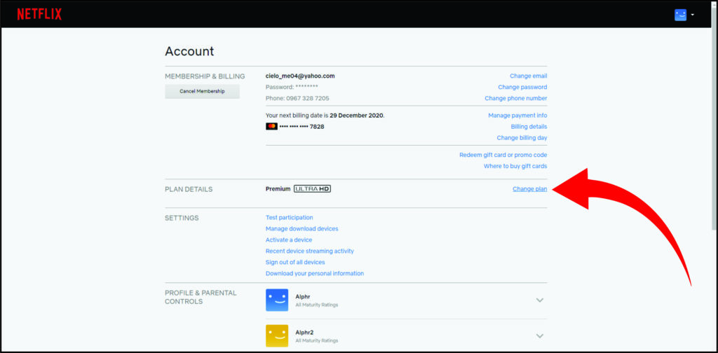 How to Change Your Netflix Plan Subscription