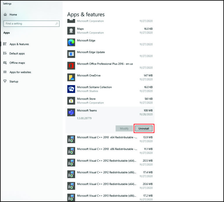How to Uninstall Microsoft Teams