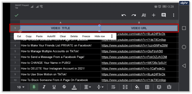 Can You Make a Row Sticky in Google Sheets?