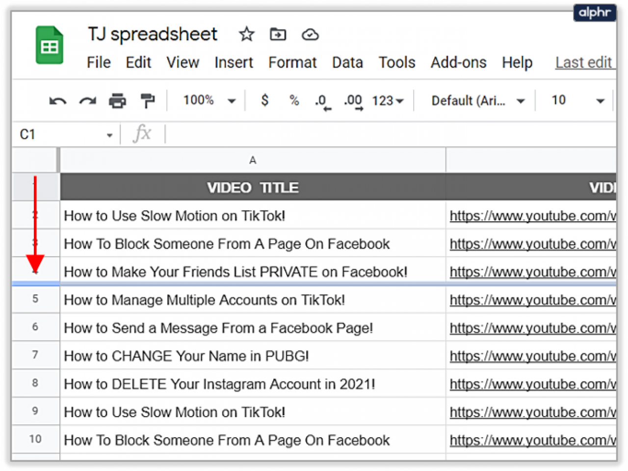 Can You Make a Row Sticky in Google Sheets?