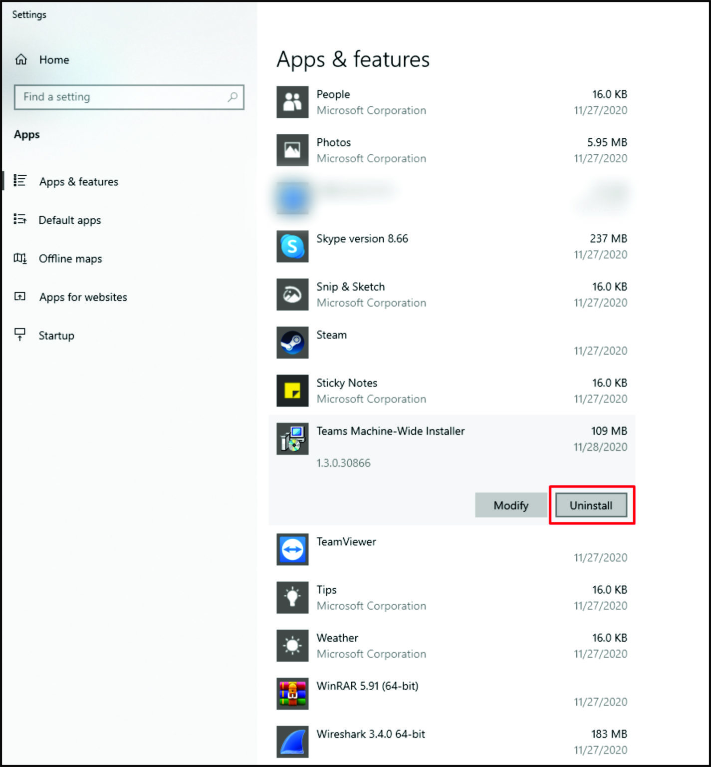 How to Uninstall Microsoft Teams