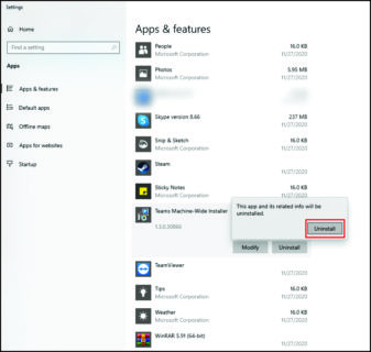 How to Uninstall Microsoft Teams