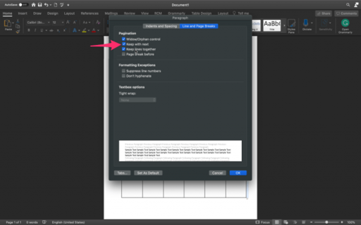 How to Fit a Table to the Page in Microsoft Word
