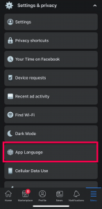 How to Change the Default Language on Facebook