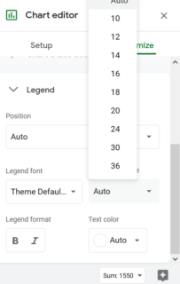 How To Add a Chart and Edit the Legend in Google Sheets