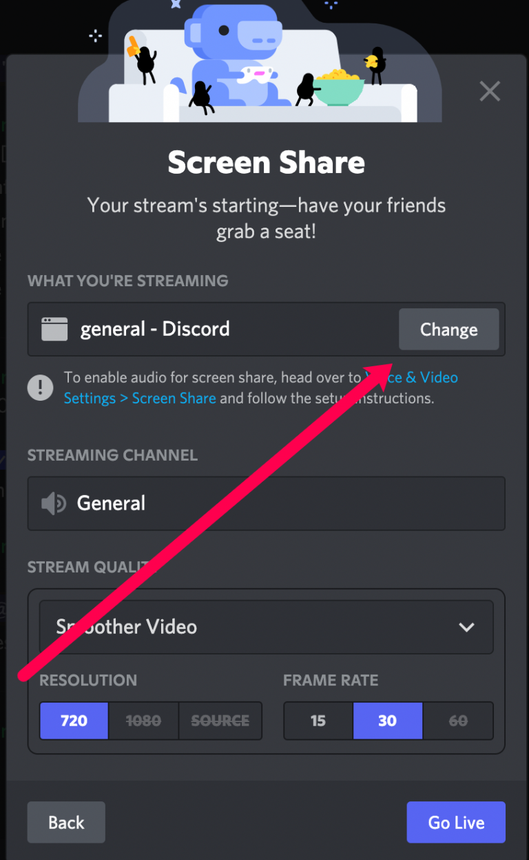 How To Enable Screen Share in Discord